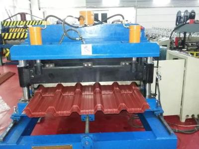 China 1250mm Width 5.5KW Roof Panel Roll Former Machine With Lifetime Service for sale
