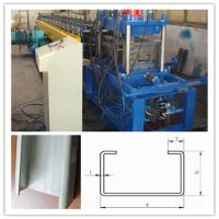China High Speed 0-15m/min C U Stud and Track Roll Forming Machine for Steel Structure Truss, 0.6-1.5mm Thickness for sale