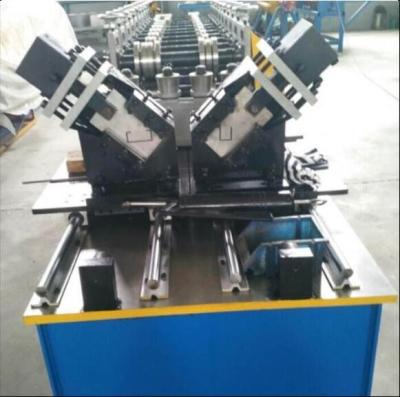 China CNC Metal Stud and Track Roll Forming Machine C Channel 0.55-0.8mm Thickness 12m/min Speed for sale