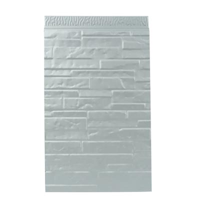 China 16mm Metal PU Sandwich Panel with Faux Brick Pattern for Exterior Wall Siding - 2.83kg/m² Weight for sale