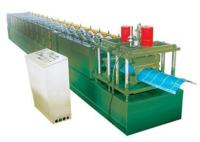 China Single Chain Drive Ridge Cap Tile Roll Forming Machine 400mm Width 8-12m/min Production Speed for sale