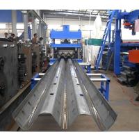 China W Beam Guardrail Roll Forming Machine 2-4mm Thickness Highway Crash Barrier for sale
