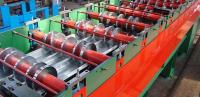 China Hydraulic Cutting Floor Decking Roll Forming Machine 22KW 28 Stands Galvanized Steel for sale