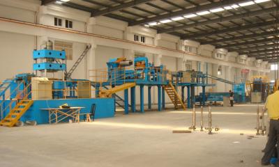 China High Efficiency PU Sandwich Panel Machine Production Line with 300 KW Power and 1,000,000 m² Annual Capacity for sale
