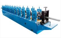 China 3 Inch Door Bottom Rail Cold Roll Forming Machine 12m/min Production Capacity CE for sale