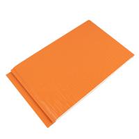 China Orange Color Pu Foam Sandwich Panel Brick Pattern Wall Cladding Decorative Metal Siding for sale