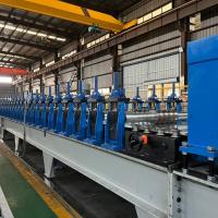 China Steel Floor Deck Roll Forming Machine Full Automatic Building 0.75 - 1.2mm for sale