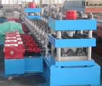China Galvanized Steel Three-Wave Motorway Guard Rail Roll Forming Machine - 22 kW Power, 20 m/min Speed for sale