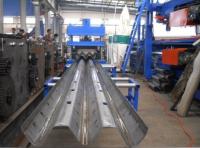 China 13 Station W Profile Guardrail Roll Forming Machine with 5.5Kw Hydraulic and 22Kw Motor for sale