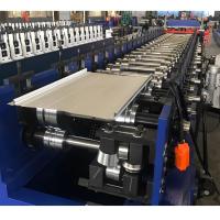 China 300mm Adjustable Roof Panel Roll Forming Machine Bemo Standing Seam With Perforated Holes for sale