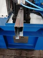 China 2mm Racking Step Beam Roll Forming Machine Storage Warehouse Galvanized Steel 15KW for sale