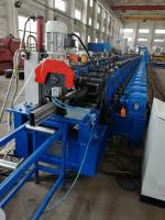 China 2mm Racking Step Beam Roll Forming Machine Storage Warehouse Galvanized Steel 15KW for sale