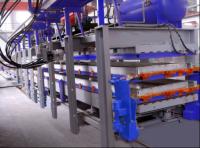 China PLC Touch Screen Control Polyurethane Sandwich Panel Line For Color Steel Sheet for sale
