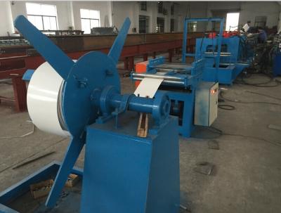 China Door Frame Roll Forming Machine 8000mm Length 4kw Hydraulic Cutting 5 Tons Decoiler for sale