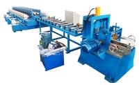 China Single Chain Driving System Fire Damper Roll Forming Machine Hydraulic Cutting for sale