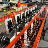 China 18 Gauge Drywall Stud and Track Roll Forming Machine 0.35-0.8mm Steel CD UD Ceiling System for sale