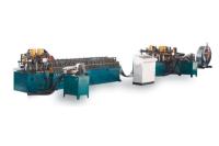China Fire Damper Frame Roll Forming Machine 1.5mm Automatic With Hydraulic Punching for sale