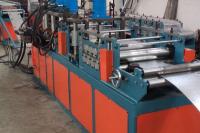 China Fire Damper Frame Roll Forming Machine 1.5mm Automatic With Hydraulic Punching for sale