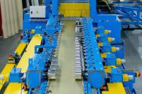 China Automatic PPGI GI Perforated Cable Ladder Tray Manufacturing Machine With Cr12 Steel for sale