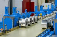 China Galvanized Sheet Flexible Cable Tray Roll Forming Machine PLC Control 0.8-2.5mm for sale