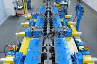 China Galvanized Sheet Flexible Cable Tray Roll Forming Machine PLC Control 0.8-2.5mm for sale
