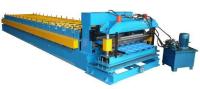 China 7.5kw Glazed Tile Roof Roll Forming Machine 5 Ton Passive Decoiler 16 Stations for sale