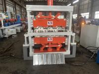 China B Deck Floor Roll Forming Machine 0.8-1.2mm Double Layer Type 90mm Shaft for sale