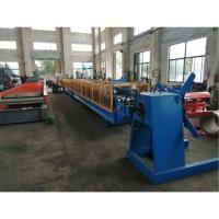 China Square Pipe Downspout Roll Forming Machine 3x4 Inches Aluminium Rainspout Elbow Making Machine 24 Stations for sale
