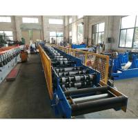 China Square Pipe Downspout Roll Forming Machine 3x4 Inches Aluminium Rainspout Elbow Making Machine 24 Stations for sale