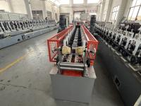 China Galvanized Steel Omega Hat Channel Furring Drywall Roll Forming Machine 0.4-1.2mm 12 Stations for sale