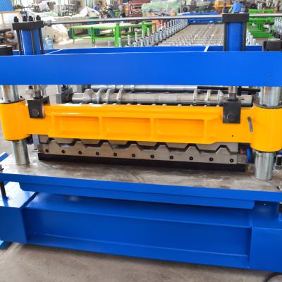 China Trapezoidal Roof Panel Roll Forming Machine Peru TR4 TR5 TR6 Tile Making Machine for sale