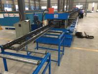 China Steel Channel Ladder Cable Tray Roll Forming Machine 100-500mm Width 1.5-2.0mm Thickness for sale