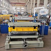 China 1000mm Metal Roofing Roll Forming Machine Color Painted Steel Glazed Tile 16 Stations 7.5kw for sale