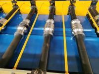 China 1000mm Metal Roofing Roll Forming Machine Color Painted Steel Glazed Tile 16 Stations 7.5kw for sale