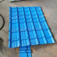 China 1000mm Metal Roofing Roll Forming Machine Color Painted Steel Glazed Tile 16 Stations 7.5kw for sale