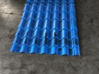 China Glazed Tile Metal Roofing Roll Forming Machine Automatic PLC Control 0.7mm 12m / Min for sale