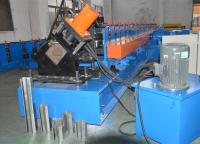 China 2mm Heavy Duty Storage Rack Roll Forming Machine with 5 Ton Hydraulic Decoiler and 11Kw Motor for sale