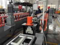 China PLC Galvanized Steel Roll Forming Machine Top Hat Channel With 12 Stations 1.2mm for sale