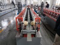 China PLC Galvanized Steel Roll Forming Machine Top Hat Channel With 12 Stations 1.2mm for sale