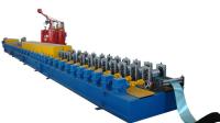 China Automatically Punching PU Shutter Door Roll Forming Machine Flat Injection 24 * 0.6 * 0.9m for sale