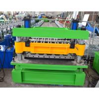 China 36 Inches Roof Sheet Roll Forming Machine Trapezoidal Panel Metal 4Kw for sale
