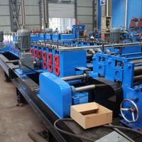 China GI Stainless Steel Cladding Cable Tray Manufacturing Machine Double Chain Drive for sale
