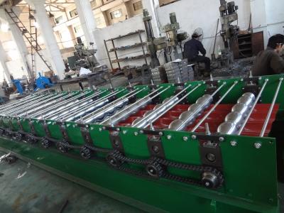 China 6.3T Roof Panel Roll Forming Machine with Tile Edge Grinding 220V 480V for sale