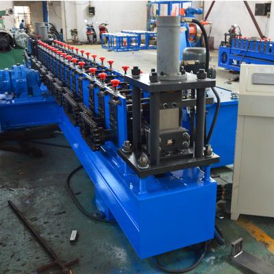 China 1.0-1.5mm Steel CZ Purlin Roll Forming Machine 380V 11kW with 13 Stations and 12m/min Speed for sale