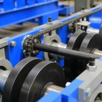 China Hydraulic Cutting C Purlin Cold Roll Forming Machine 5.5KW 10-12m/min Speed for sale