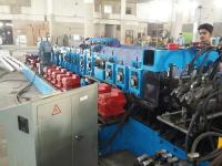 China 7.5KW Hydraulic Cutting C Channel Purlin Roll Forming Machine 80-300mm for sale
