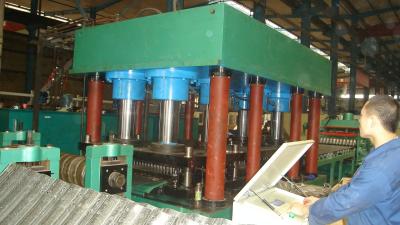 China PLC Touch Screen Steel Silo Roll Forming Machine with 90KW Motor and 18 Forming Stations for 1.5-4.0mm Galvanized Steel for sale