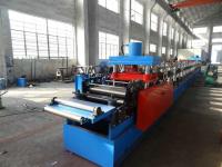 China Gcr15 Roller / Chain Drive PLC Control CZ Purlin Roll Forming Machine for sale