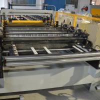 China Coated Roof Panel Roll Forming Machine Interlock Roof Panel Making Machine for sale