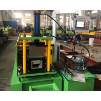 China 7.5kW Gutter Roofing Roll Forming Machine 10m/min Galvanized Steel Soffit Facia for sale